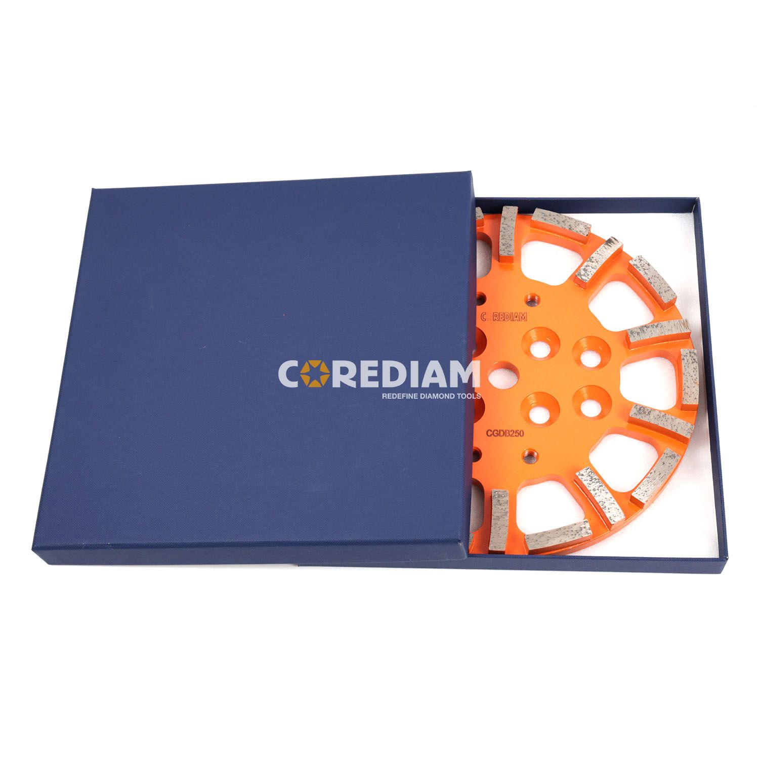 250mm Diamond Grinding Plate For Concrete,silver brazed diamond wheel