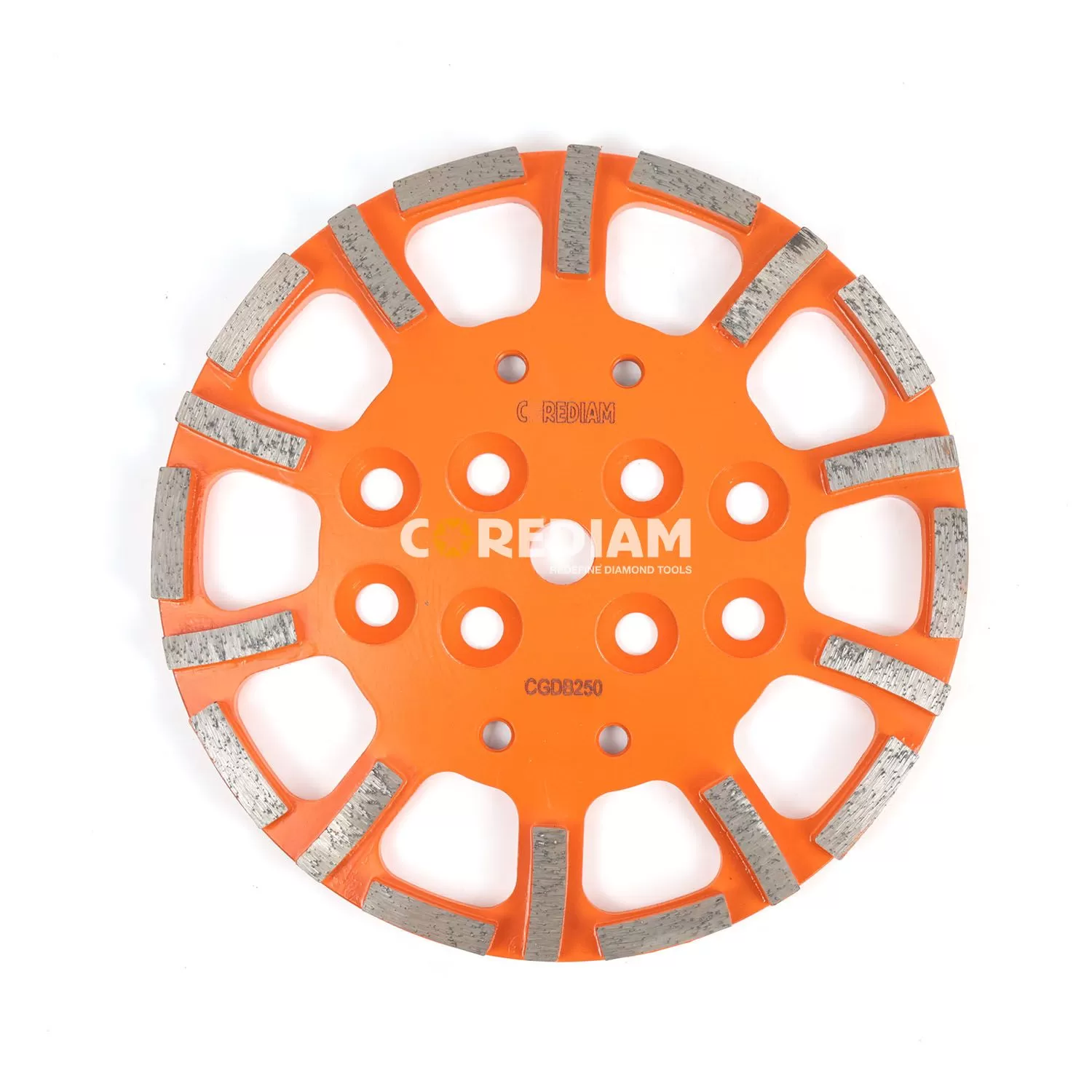 250mm Diamond Grinding Plate For Concrete,silver brazed diamond wheel