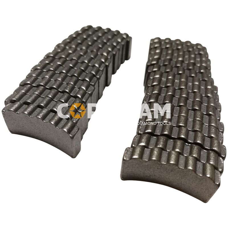Different Types of Segments and Crowns for Diamond Core Bits