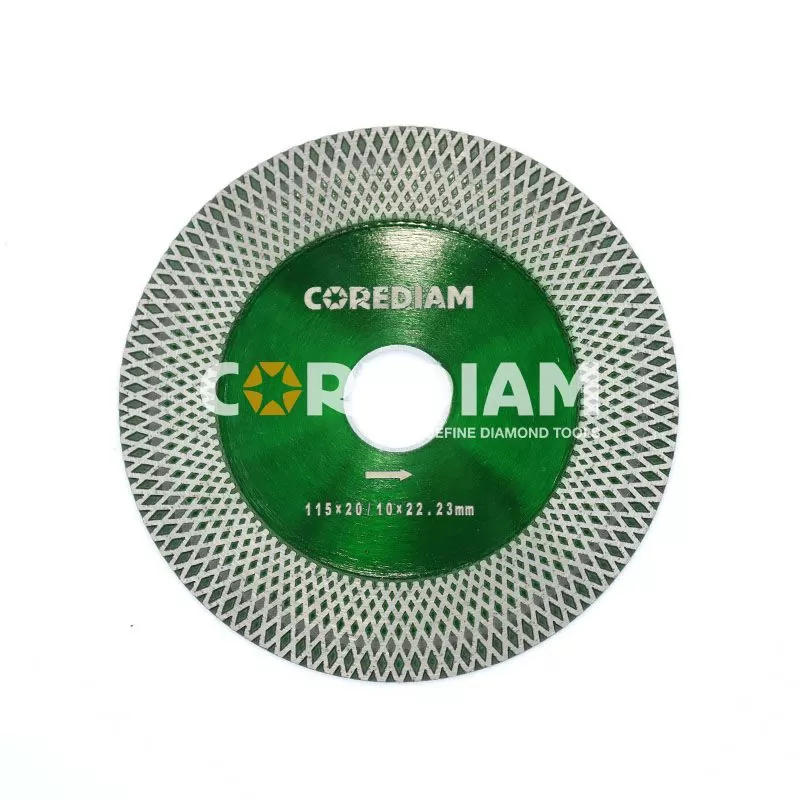 Custom Super Thin Tile Blade With Mesh Segment