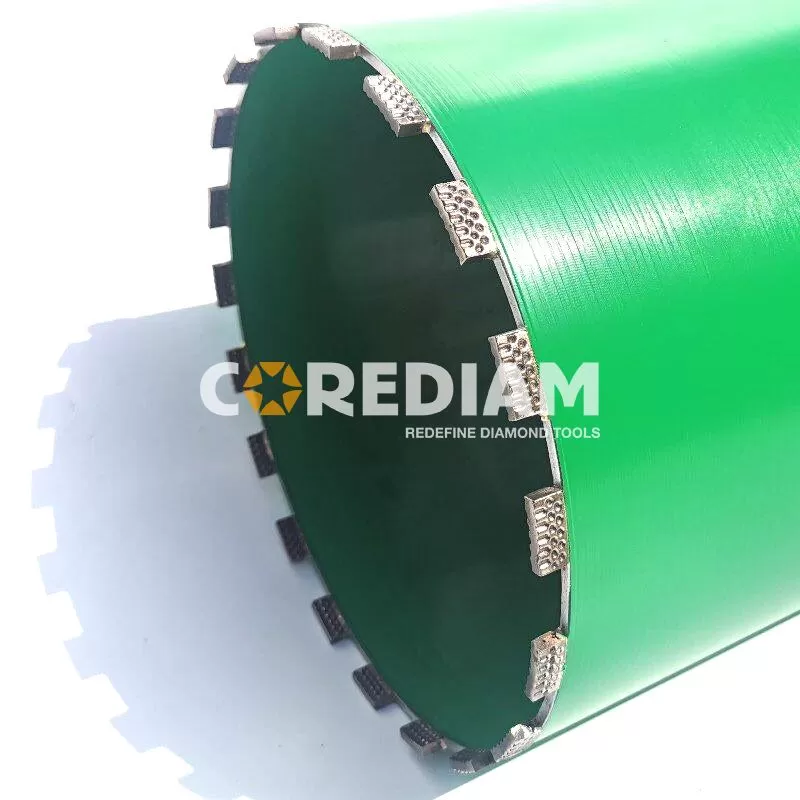600mm Large size dimple segment diamond core bits