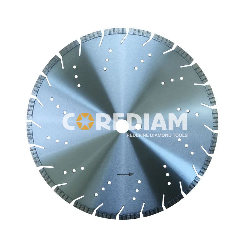 Manufacture Wave Segment Concrete Blade With High Cutting Speed