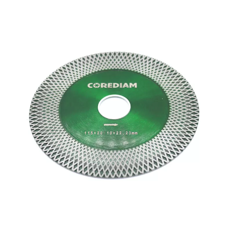 Custom Super Thin Tile Blade With Mesh Segment