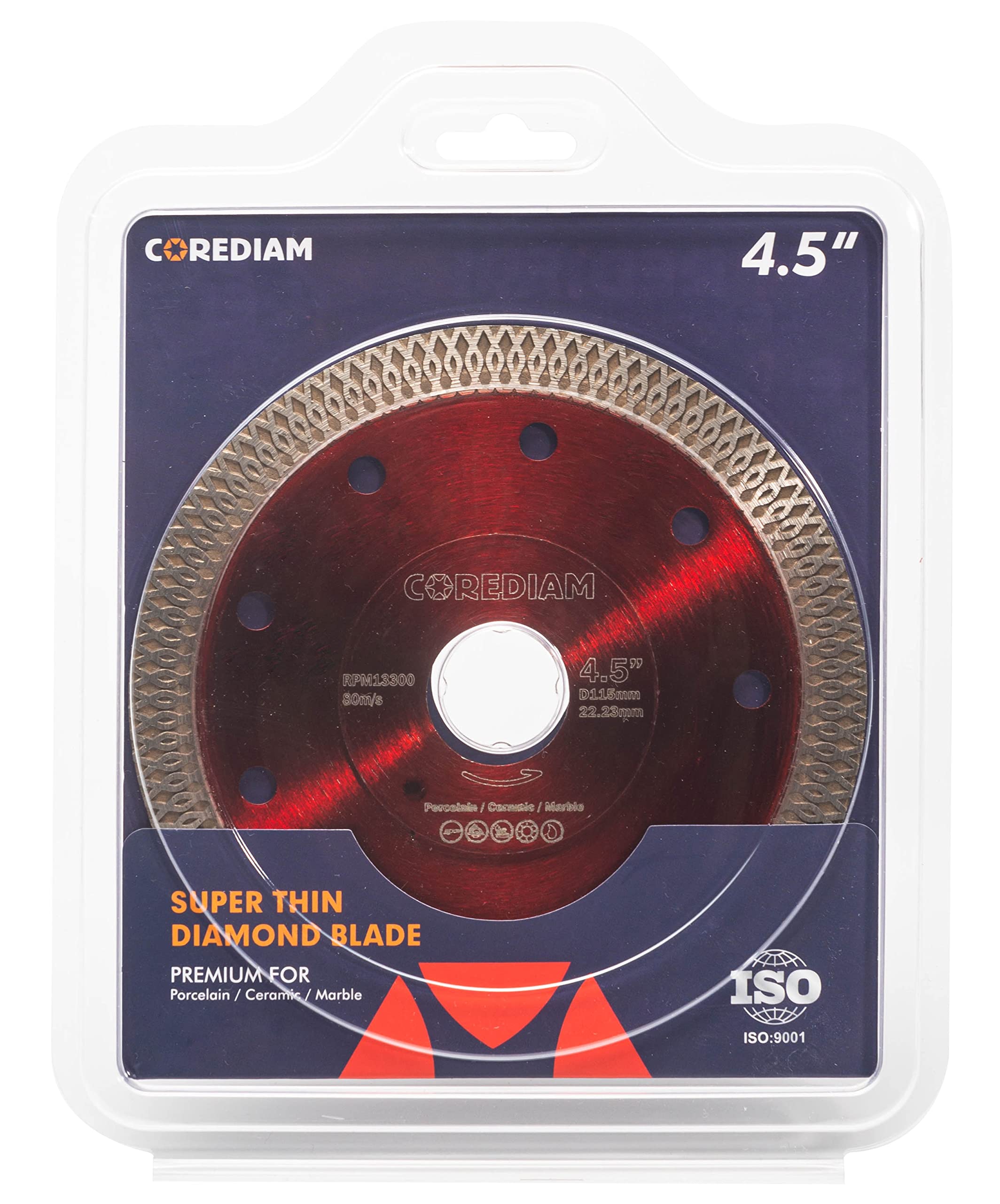 Custom Super Thin Tile Blade With Mesh Segment