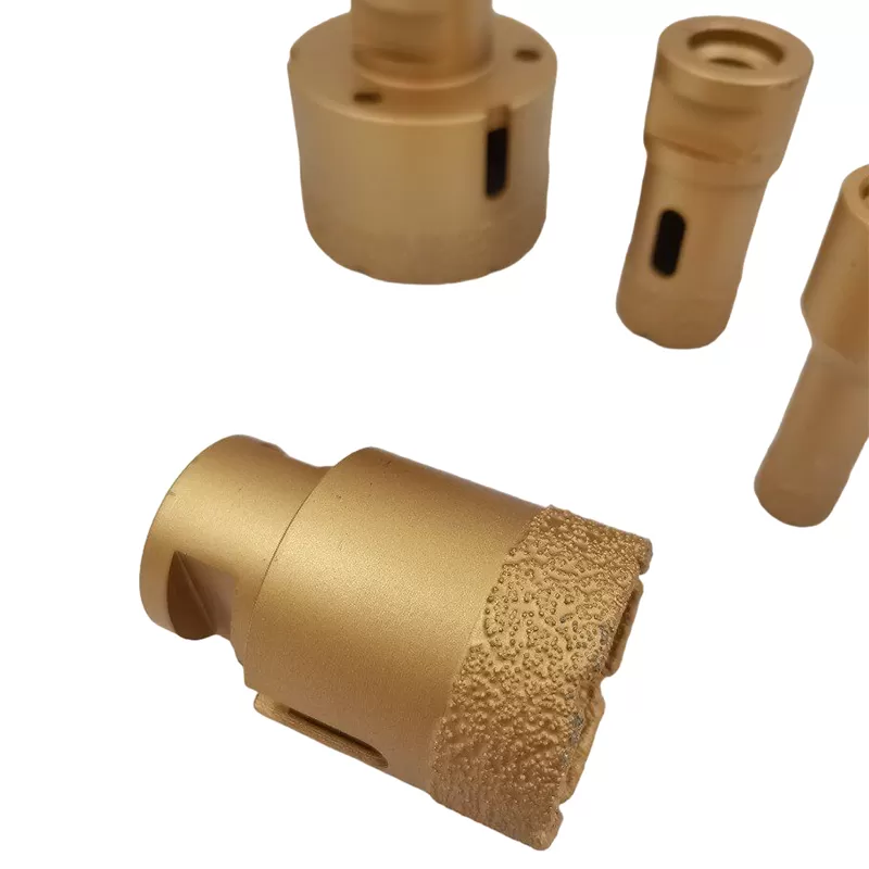 China Vacuum Brazed Stone Diamond Core Drill Bits for Drilling