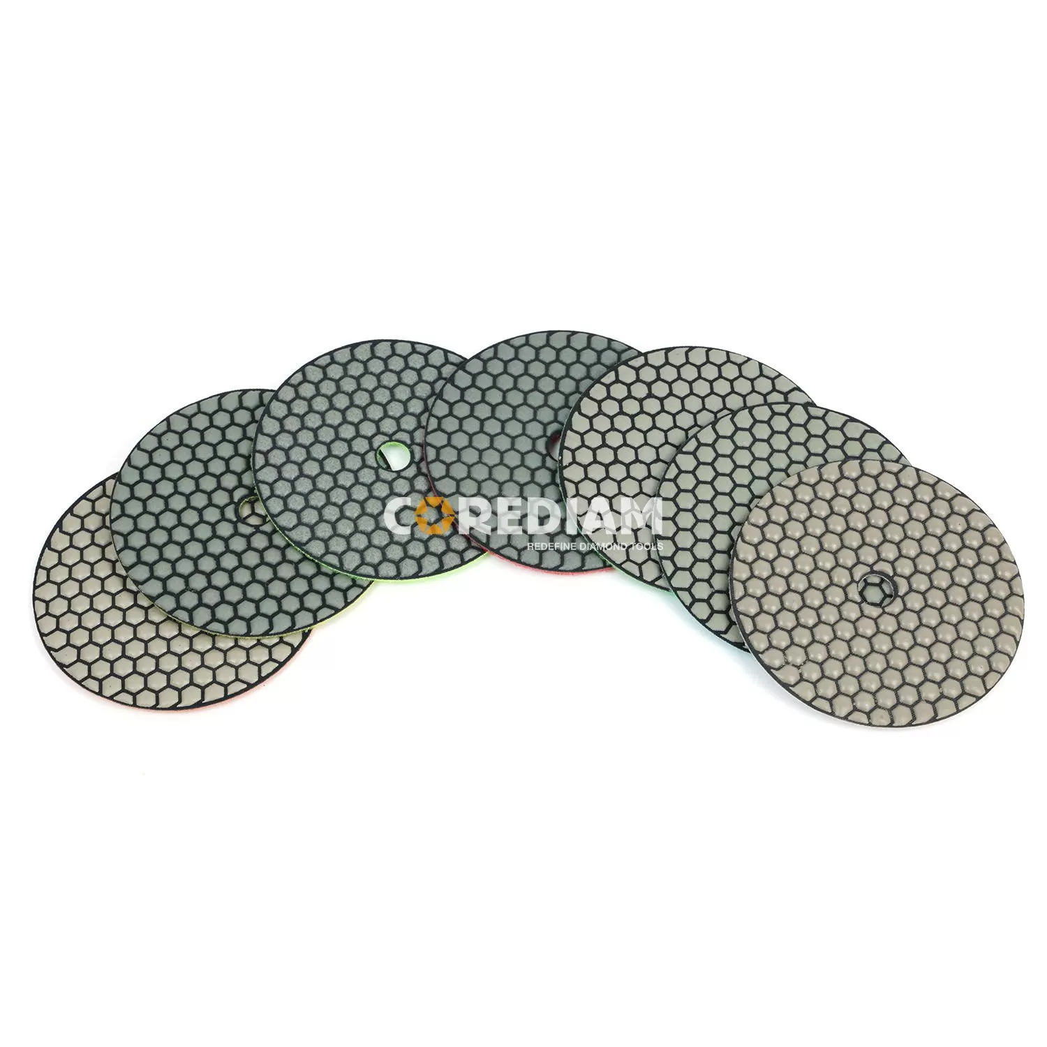 Stone polishing pads