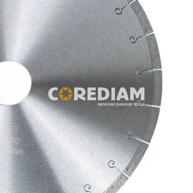 Dekton Cutting Blade with Fishhook Slot